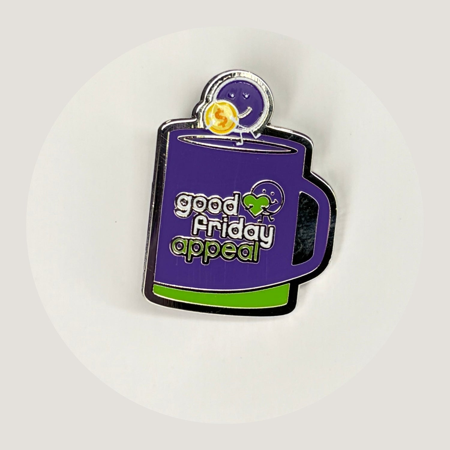 Good Friday Appeal Tin Pin – Good Friday Appeal Merchandise